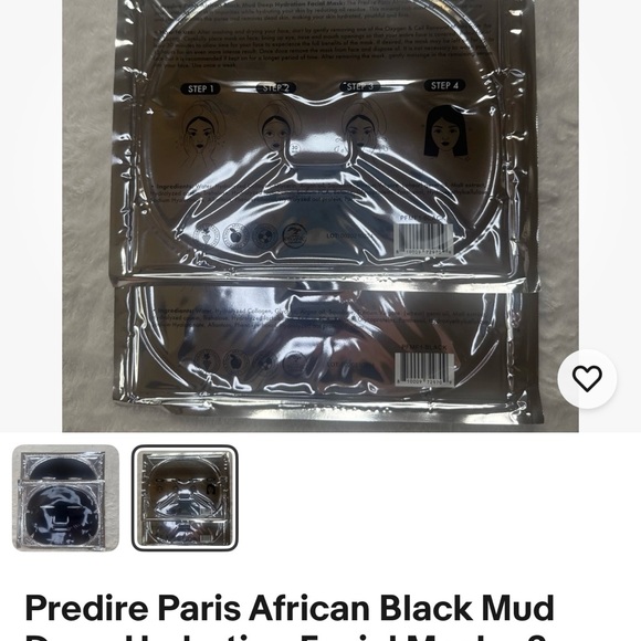 Bath & Body | Predire Paris African Black Mud Facial Mask Set | Poshmark